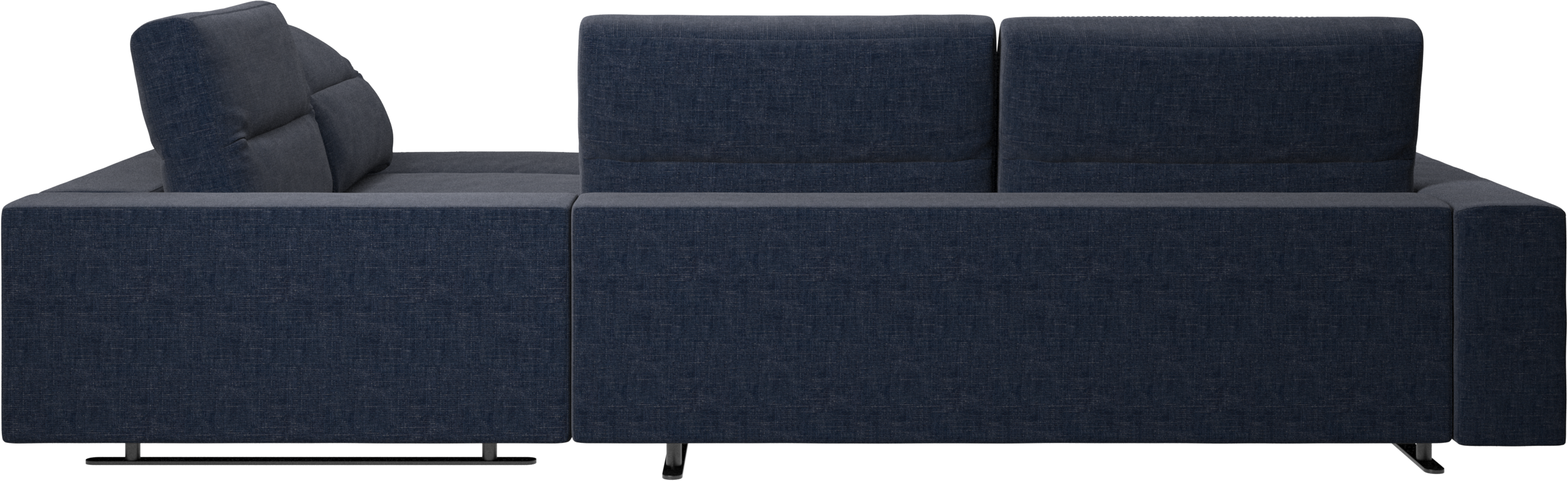 Hampton corner sofa with adjustable back and storage on left side ...